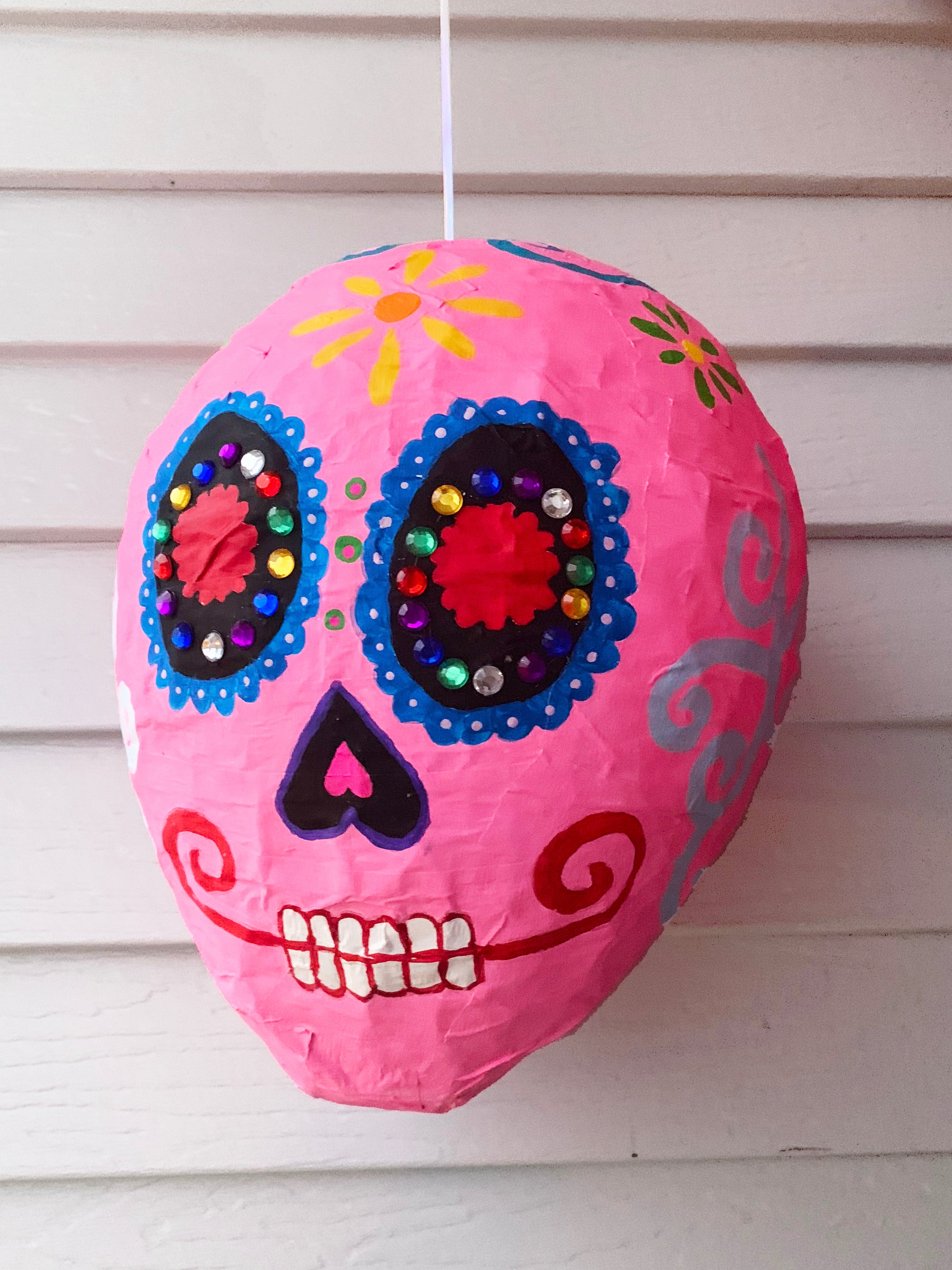 DIY Day of the Dead Piñata, Halloween Craft – Swanky Party Box