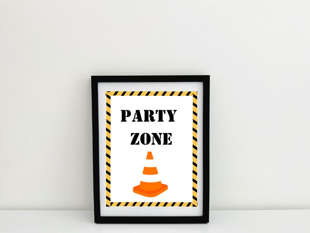 Construction Party Decorations | Construction Posters | Free Download ...
