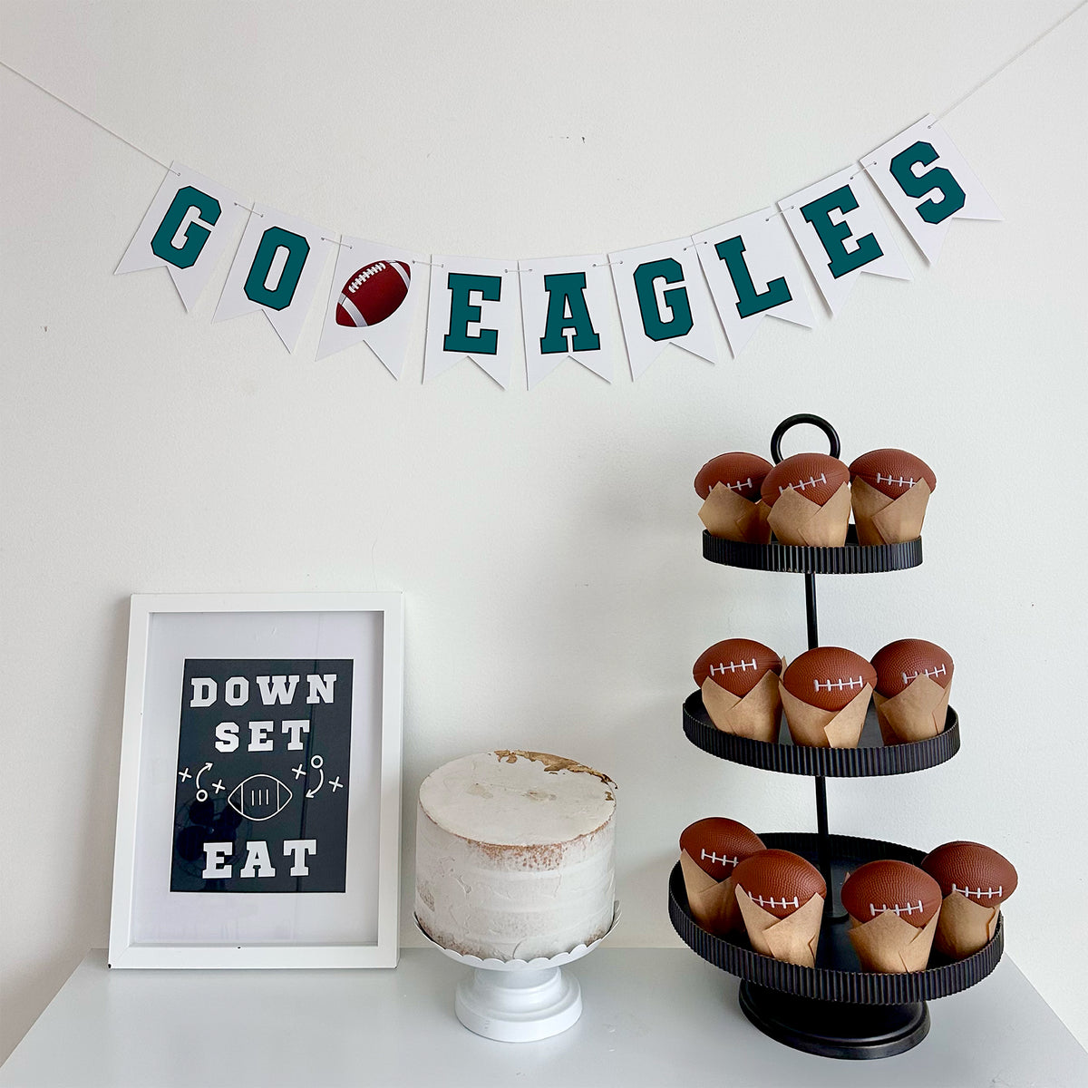 Go Eagles Banner | Eagles Decorations | Football Decorations | Footbal ...