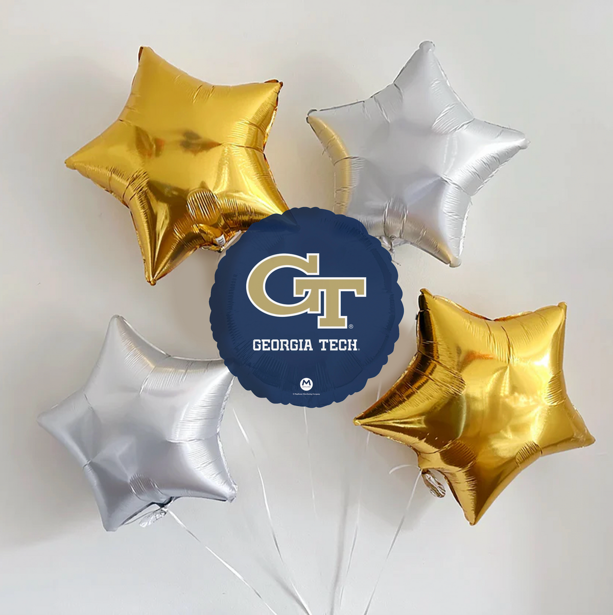 Georgia Tech Football Balloon Bouquet | Football Party Decorations ...