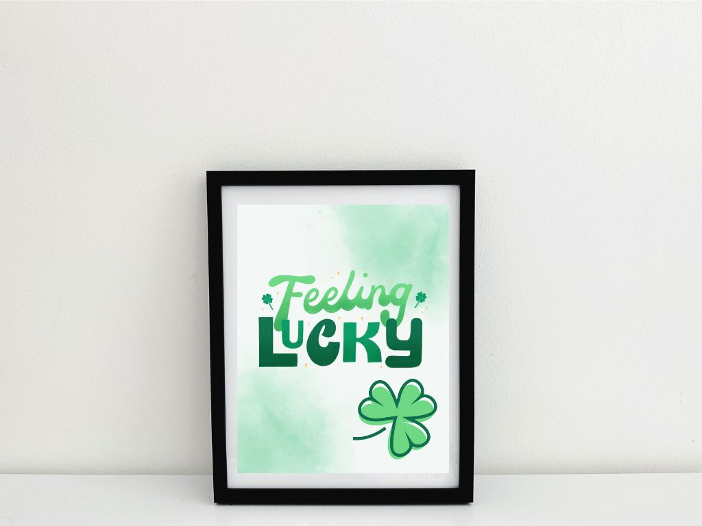 St Patrick's Day Decorations | Feeling Lucky Posters | Free Download ...