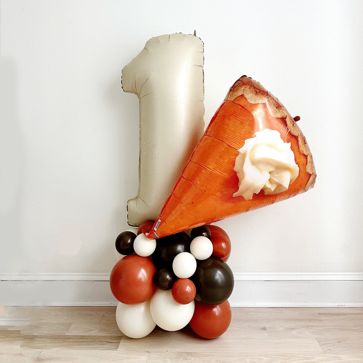 Cutie Pie First Birthday Balloons, Pumpkin Pie Balloon, Fall 1st Birth ...