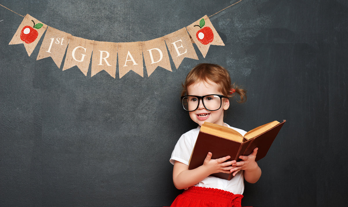 Back To School Personalized Banner, Custom Apple Banner, – Swanky Party Box