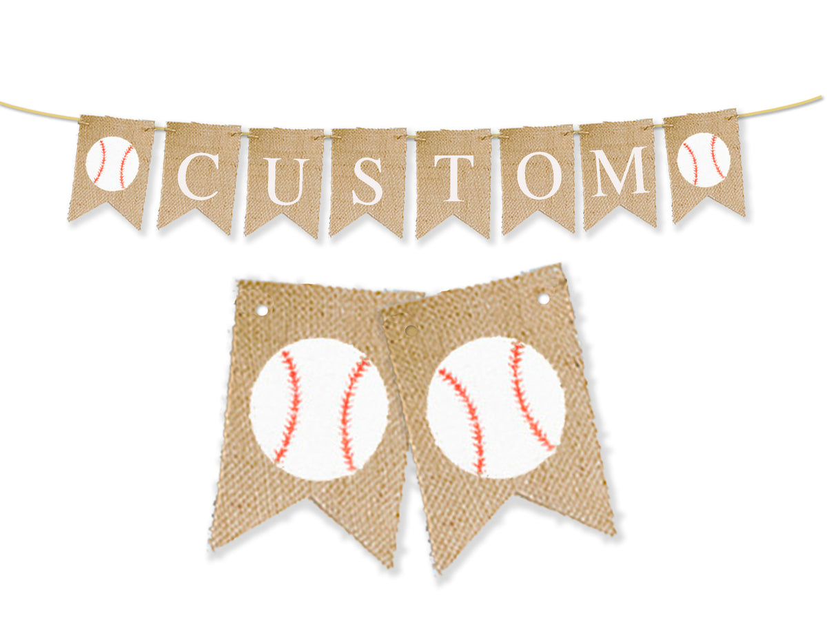 Personalized Baseball Banner | Custom Sports Decorations – Swanky Party Box