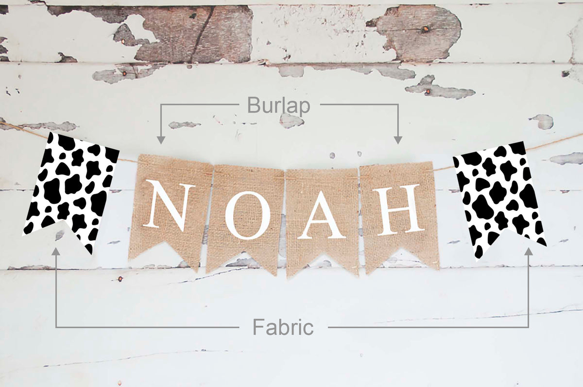 Farm Decor, Personalized Banner – Swanky Party Box
