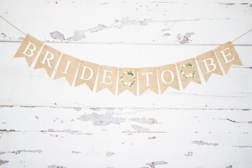 Bride to Be Banner for Bridal Shower or Bachelorette Party Decorations ...