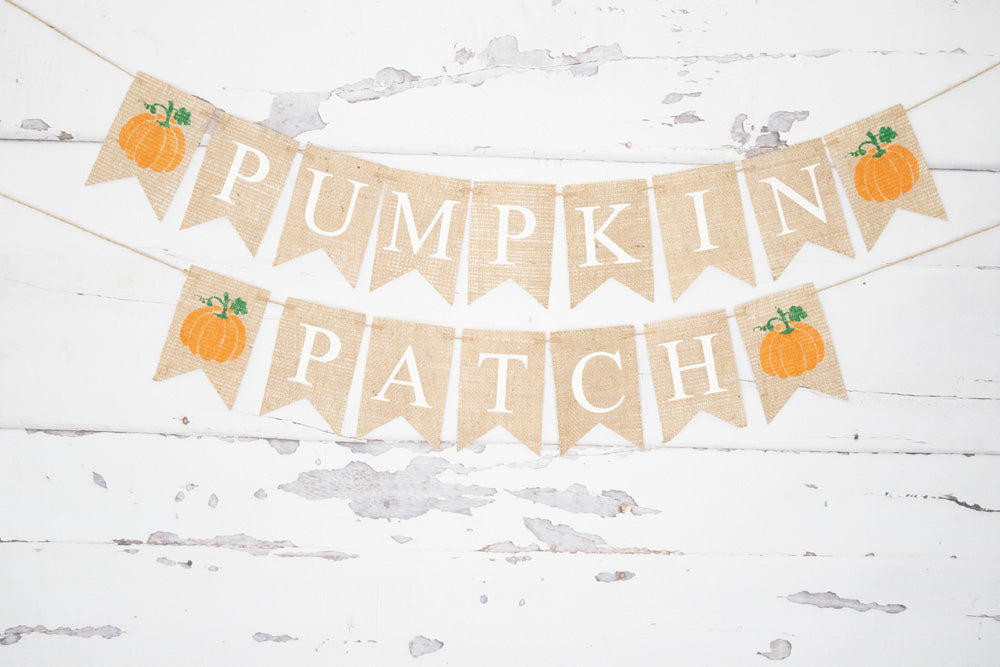 Fall Pumpkin Decor, Pumpkin Patch Banner – Swanky Party Box