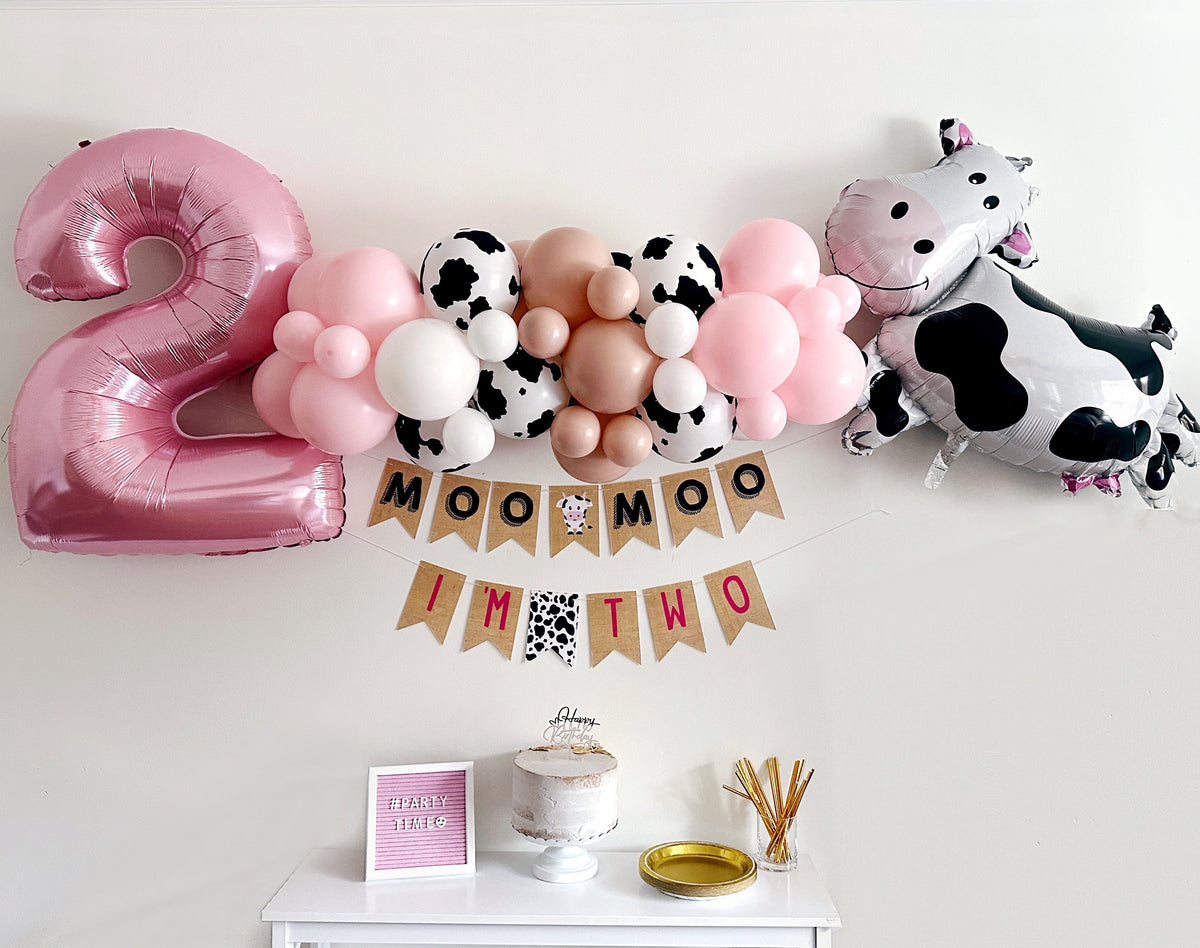 Moo Moo I'm Two - Second Birthday Party – Swanky Party Box