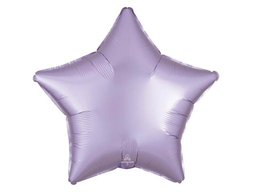 Lilac Satin Star Balloon | Star Shaped Foil Balloon | Lilac Star Ballo ...