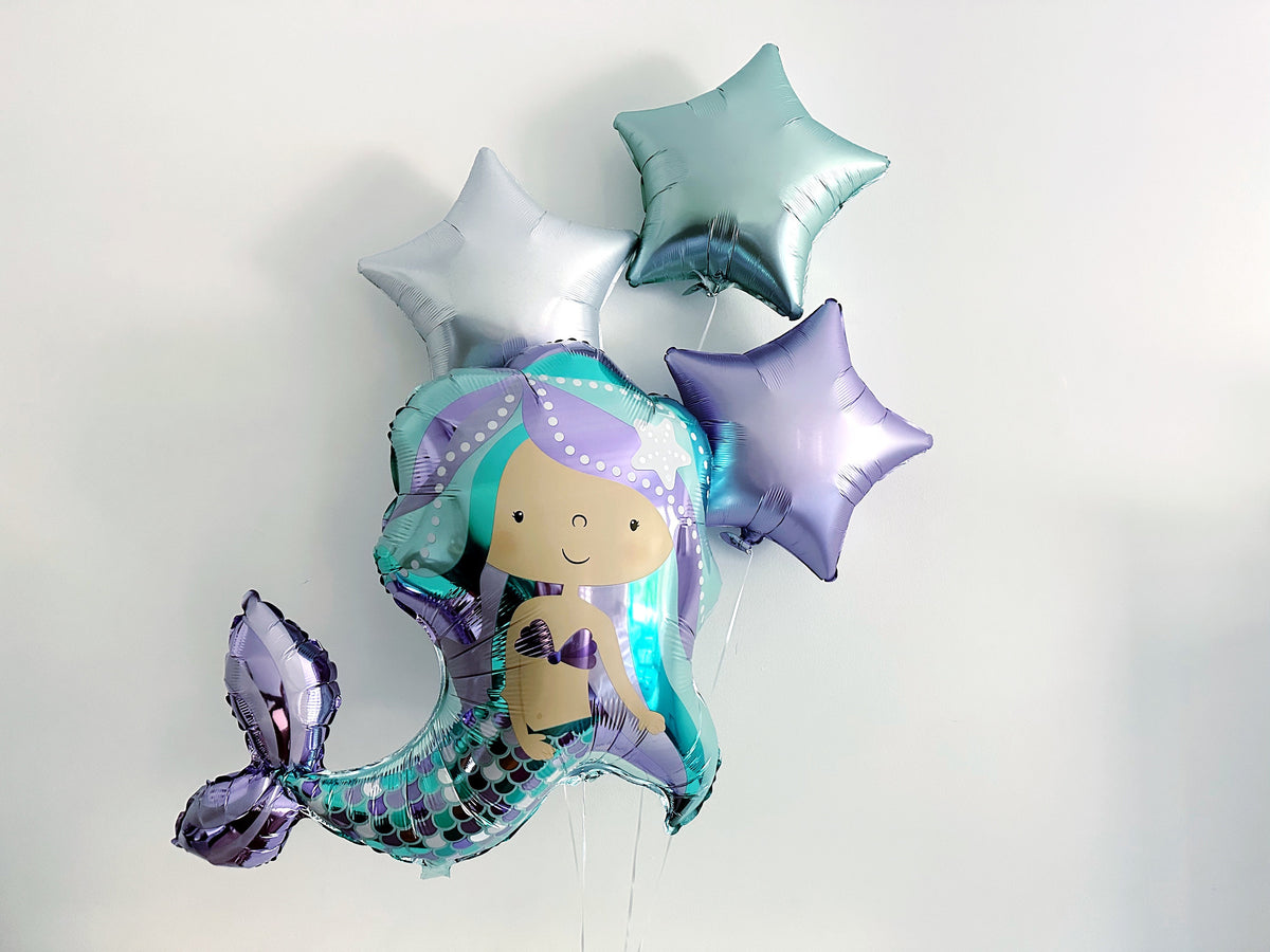 Mermaid Balloon Bouquet – Swanky Party Box